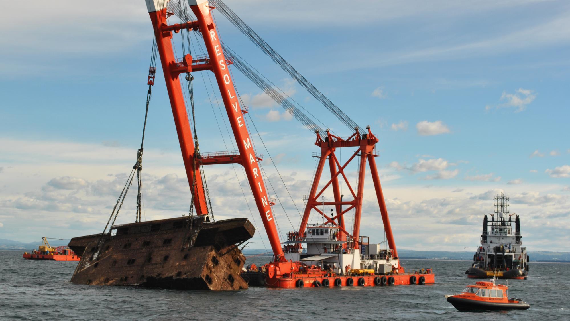 Resolve Marine's Comprehensive Rena Wreck Removal and Debris Cleanup ...